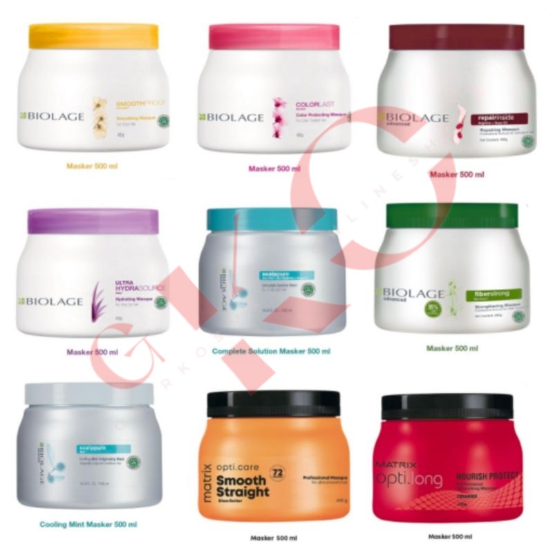 Jual MATRIX Biolage Hair Mask 490 mL /Smoothproof/ Colorlast ...