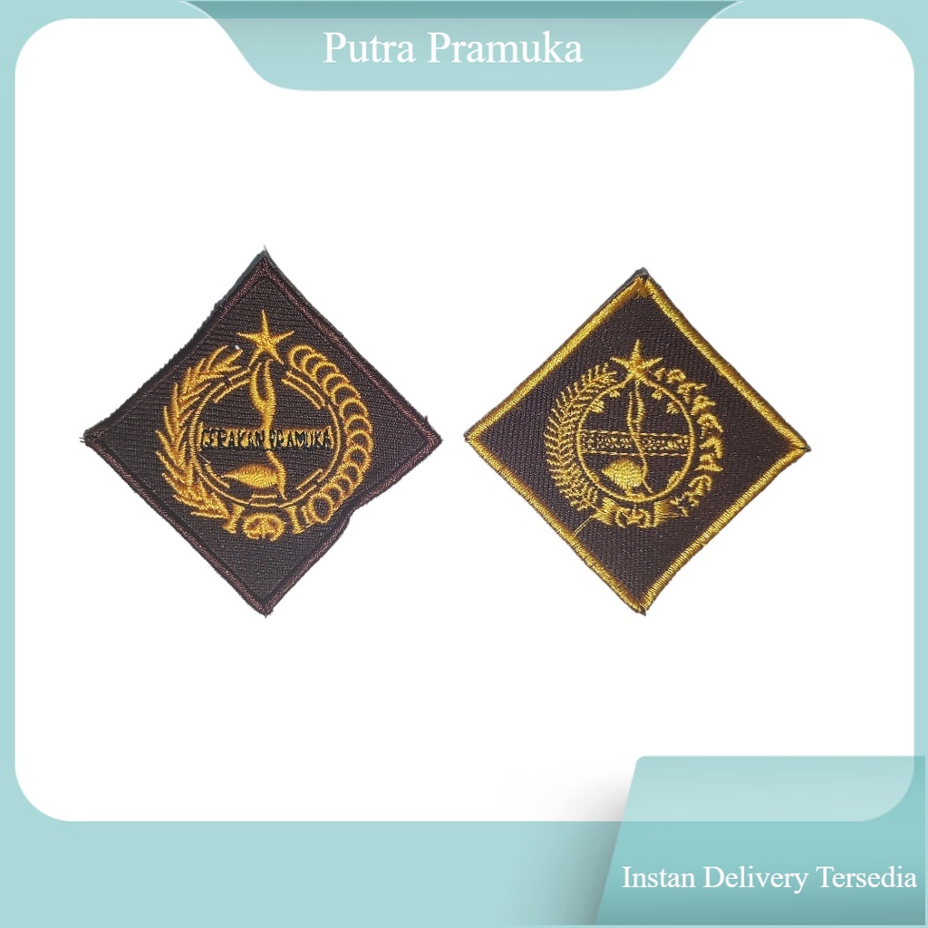 Jual Bed Tunas Kitri Kotak Bordir Putra Pelantikan Pramuka | Shopee ...