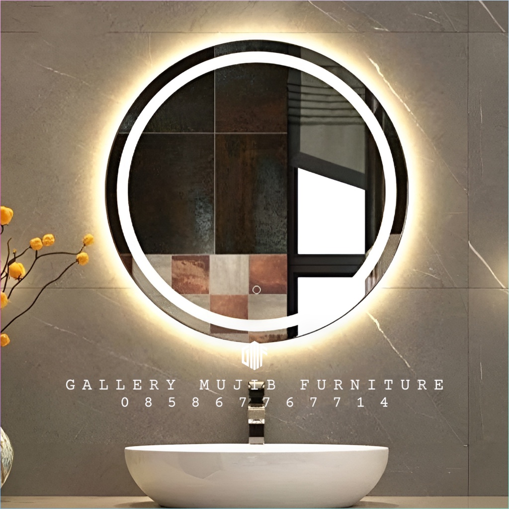 Jual CERMIN MAKE UP LED TOUCH SCREEN MODERN | LED TOUCH SCREEN MIRROR ...