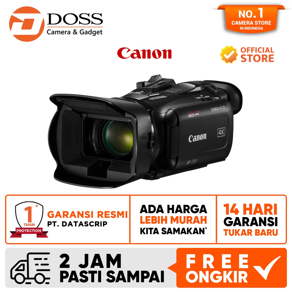Jual Canon Legria HF G70 UHD 4K Camcorder Kamera Video Profesional ...