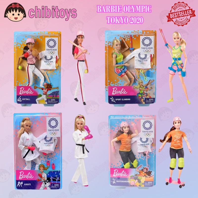 Jual Barbie Olympic Games Tokyo 2020 Original Barbie Sport | Shopee Indonesia