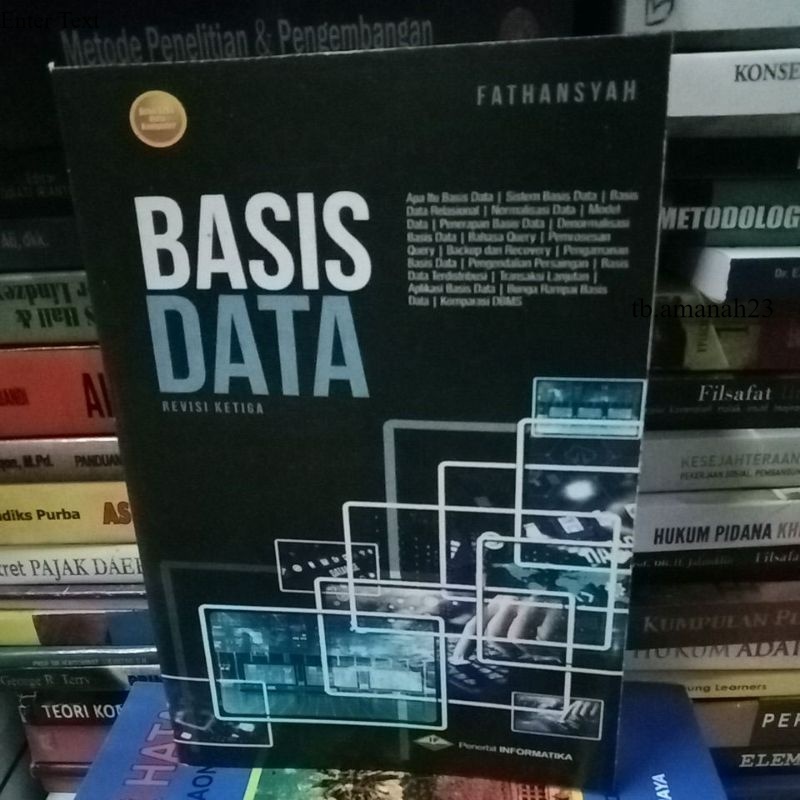 Jual Buku BASIS DATA BY FATANSYAH | Shopee Indonesia