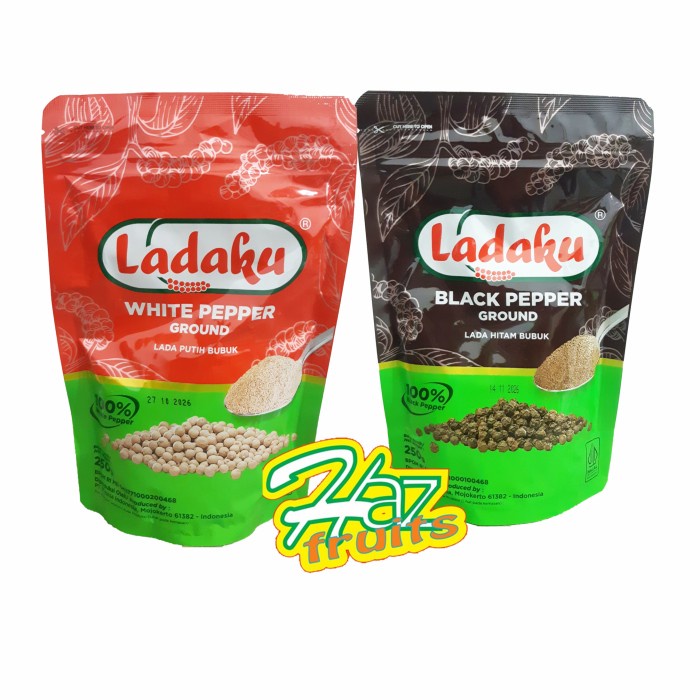 Jual Ladaku Pepper Ground | Lada Bubuk | Bumbu Lada Bubuk 250g | Shopee ...