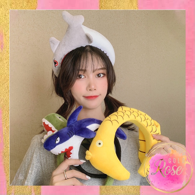 Jual ℛ𝑜𝓈𝑒𝑔𝑜𝓁𝒹 - F6093 Bando Fluffy Cute / Bando Boneka Karakter / Bando ...