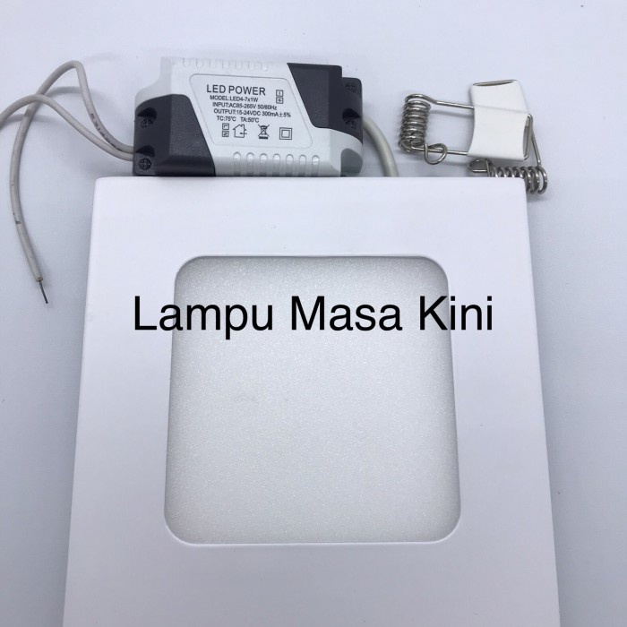 Jual Lampu Downlight Led Panel Kotak 6 watt Inbow warmwhite Oska ...