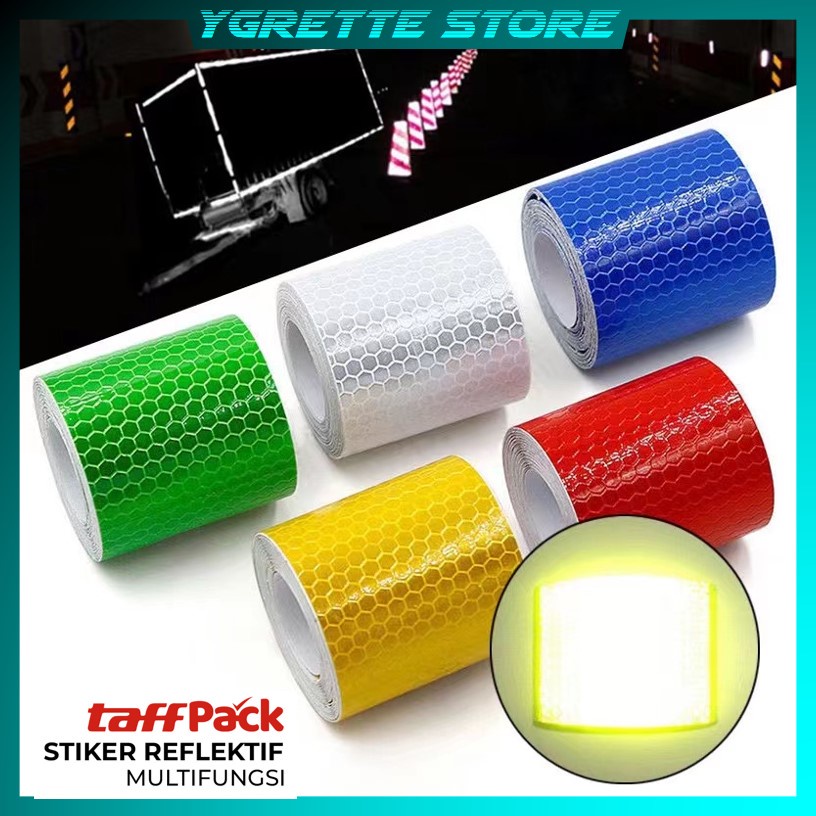 Jual YGRETTE - 3 METER REFLECTIVE STICKER stiker reflektif reflektor ...