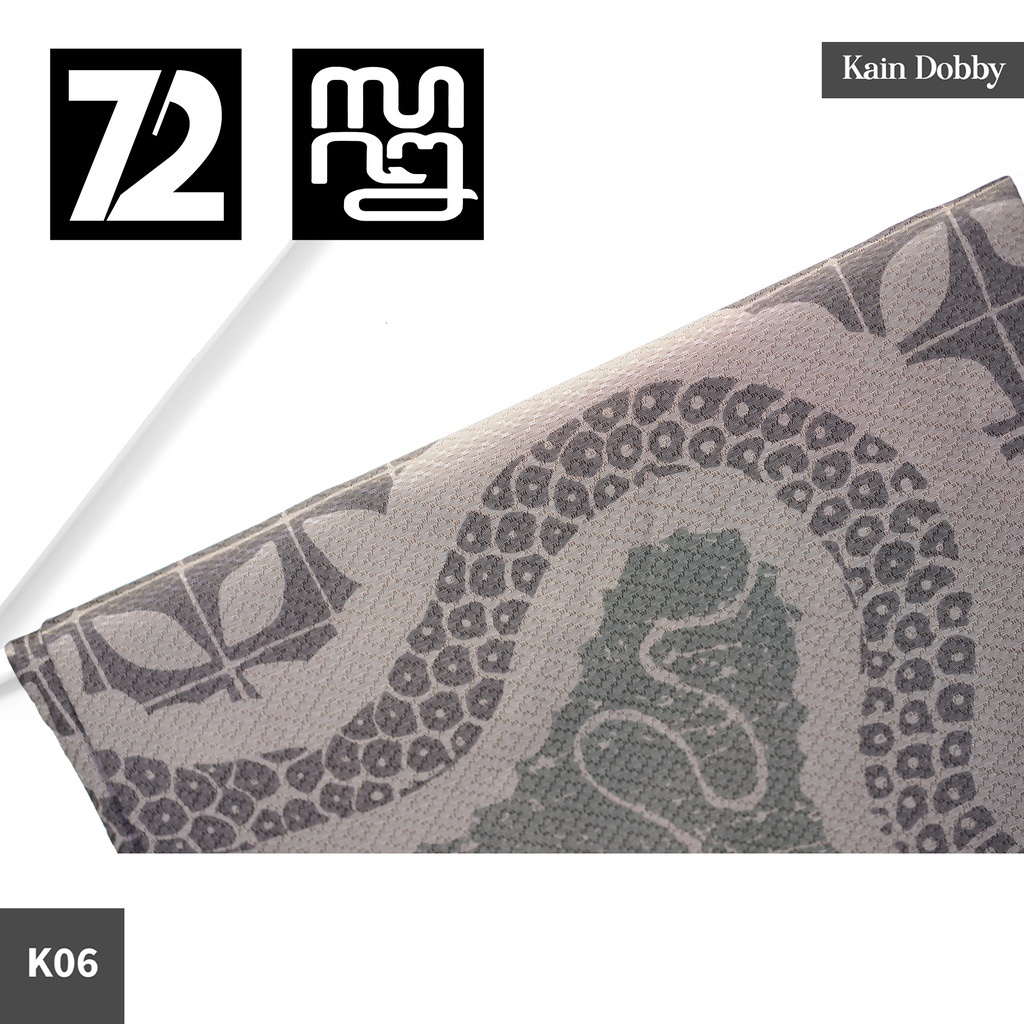 Jual KAIN BATIK PREMIUM Bahan Dobby Motif Abstrak Naga Alam Warna Abu ...
