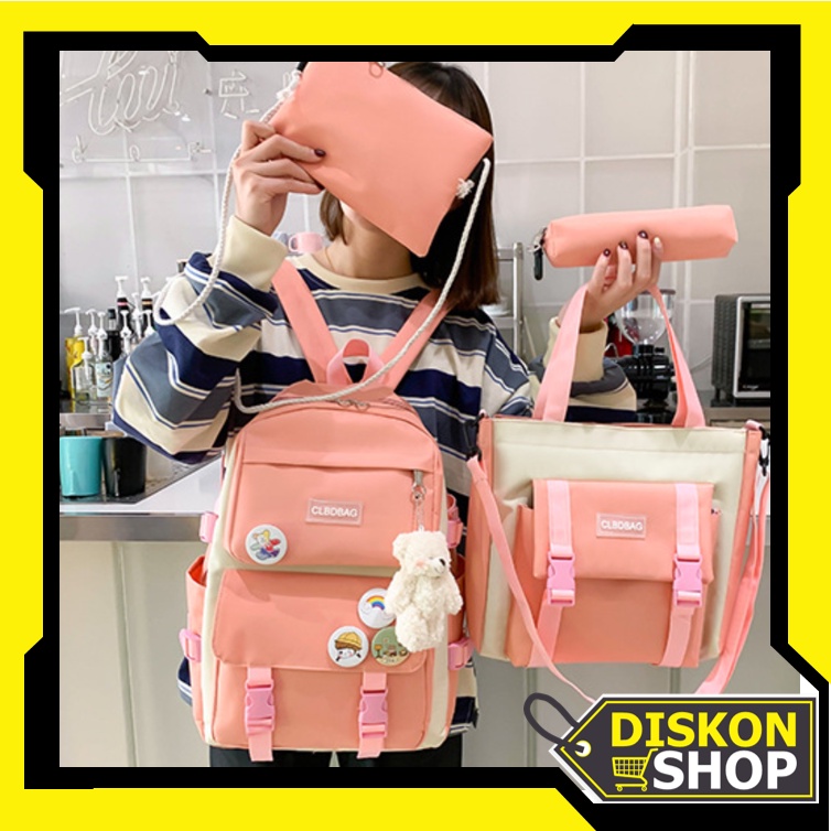 Jual Diskon Shop - T6050 Korea Style Fashion Set / Fashion Set Tas ...