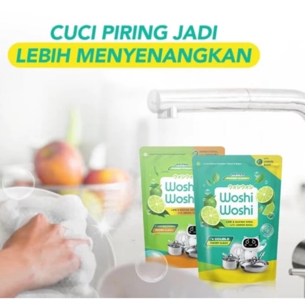 Jual WOSHI - WOSHI CAIRAN PENCUCI PIRING 600ML | Shopee Indonesia