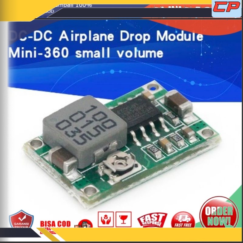 Jual Micro Step Down Super Mini 360 MP2307 DC Buck Regulator LM2596 ...