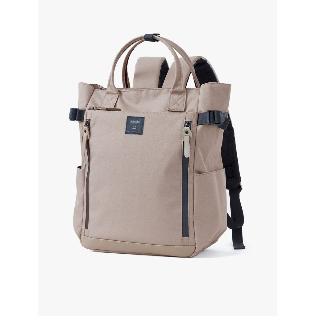 Jual Anello - Ransel Wanita - Solid 2Way Tote Backpack / Grey Beige ...
