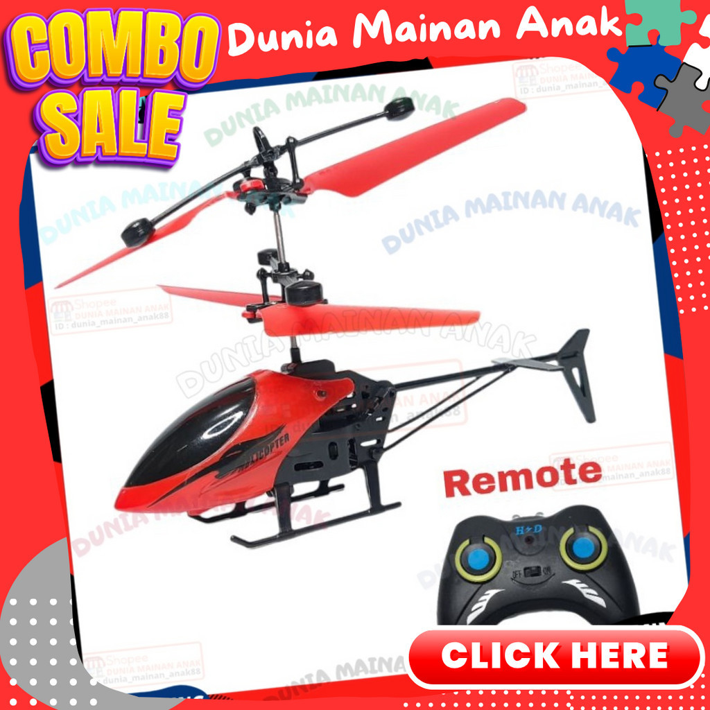 Jual Mainan RC Helicopter Remot Control 2CHANNEL-AXIS Headless ...