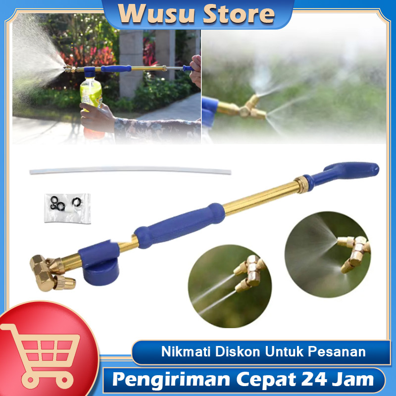 Jual Alat Semprot 2 Nozle Kepala Kuningan Sprayer Alat Semprot Manual ...