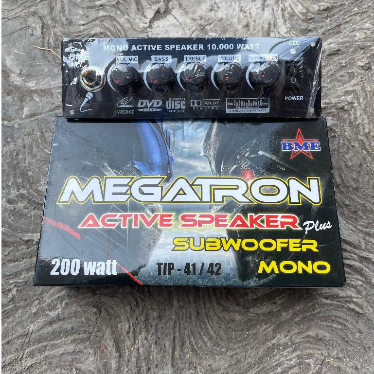 Jual New Active Speaker Plus Subwoofer & Preamp Mic Mono Megatron By BME | Shopee Indonesia