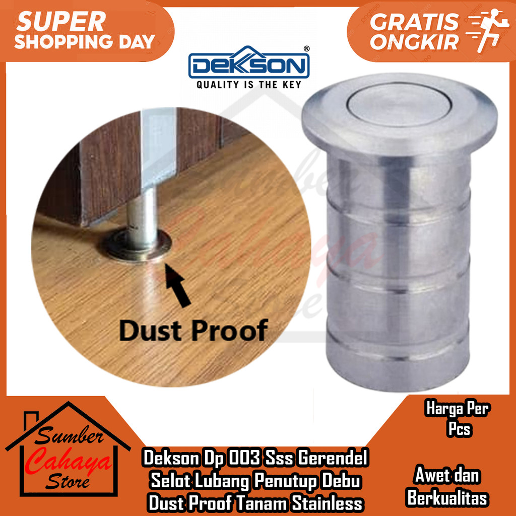 Jual Dekkson Dekson Dp 003 Sss Stainles Stainlees Stenles Stainlesh Stinlis Lubang Grendel Slot ...