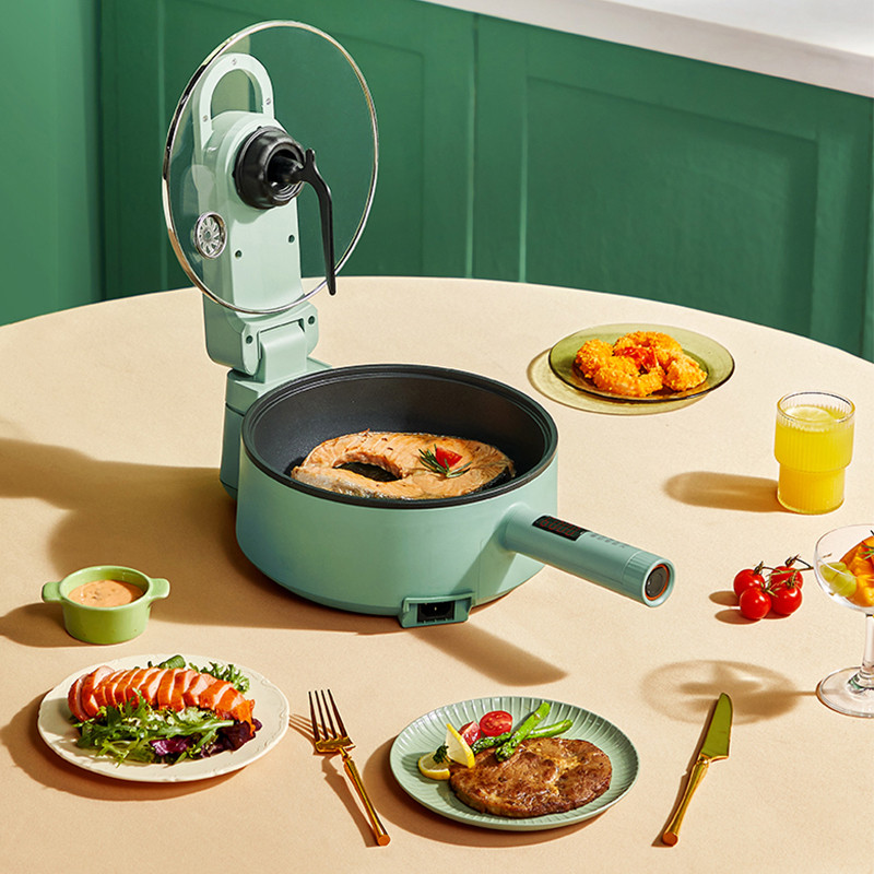 Jual Multifunctional Cooking Machine Electric Stir-Frying Wok Pot ...