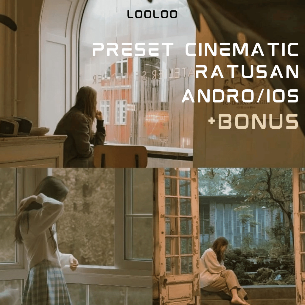 Jual 125+ Preset Lightroom Cinematic Film Premium - Filter Aesthetic untuk iOS & Android Belle ...