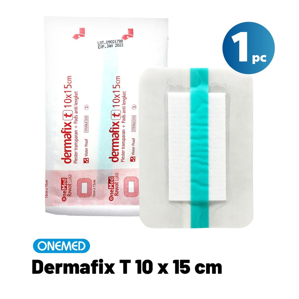 Jual ONEMED Dermafix-T 10x15cm Pcs - Plester Transparan OM | Shopee ...