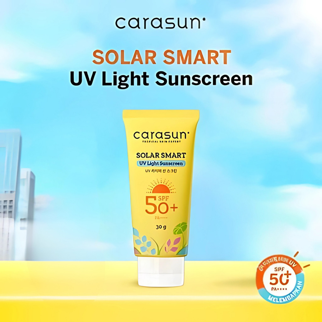 Jual MFI - CARASUN Solar Smart UV Light & UV Protect Sunscreen SPF 50 ...