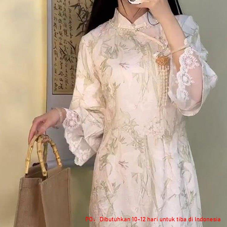 Jual New Chinese style Sito French style cheongsam for women with a ...
