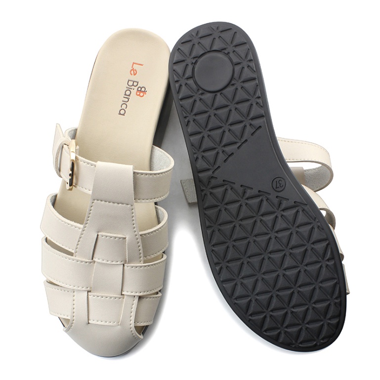 Jual Le Bianca ALY 15-01 Sepatu Sendal Wanita Bustong Mules Gesper ...