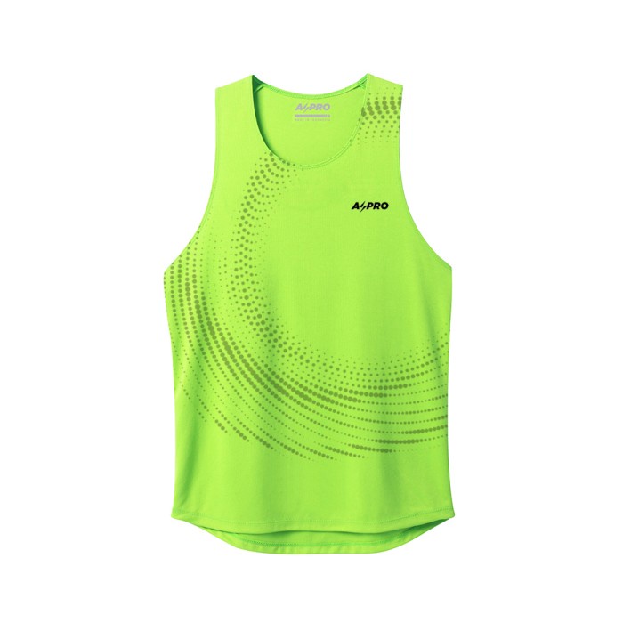 Jual Aspro ELITE SPIRAL Running Singlet Kaos Lari - Neon Green | Shopee ...