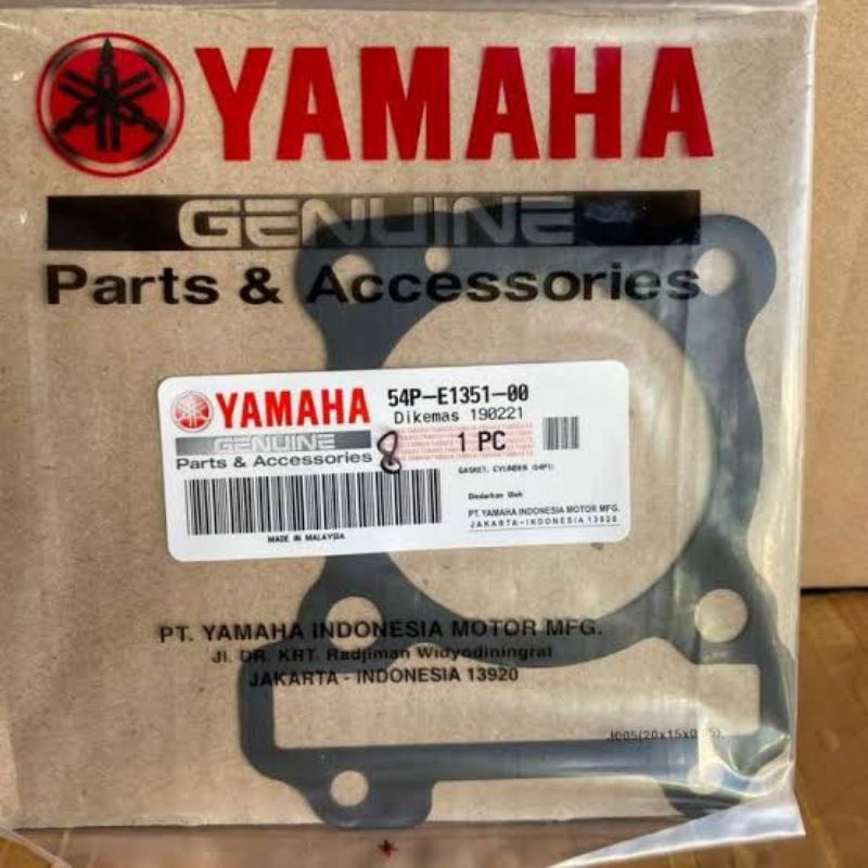 Jual original gasket paking perpak packing blok bawah head mio j gt ...