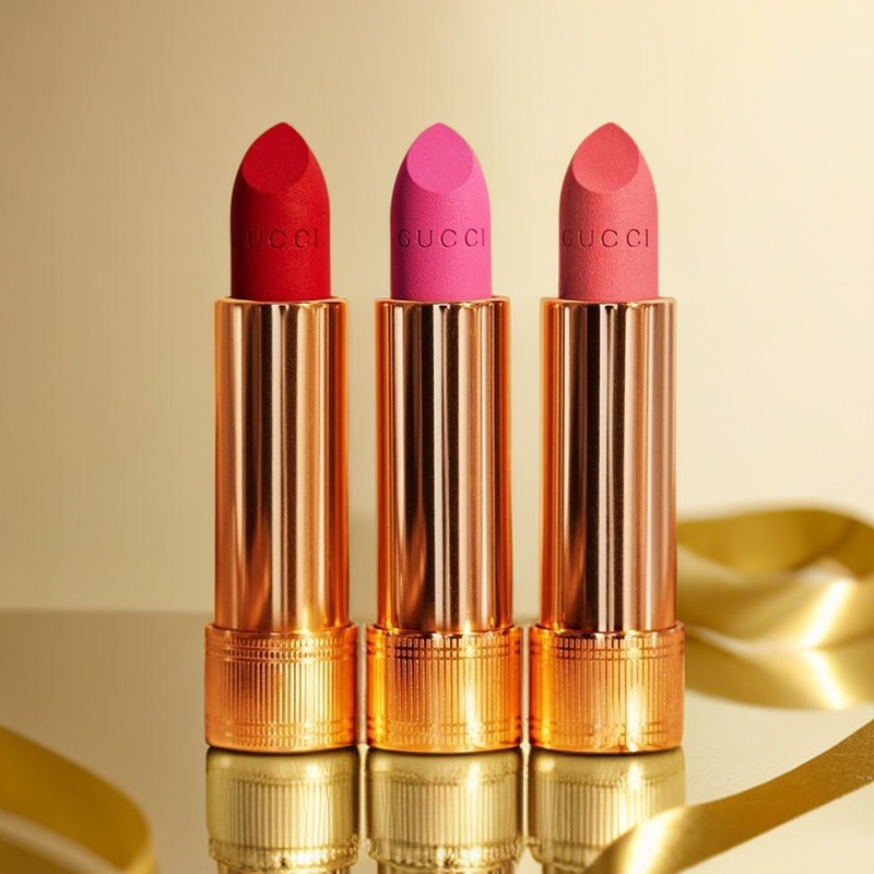 Jual Gucci Lipstick/Gucci Matte Lipstik 3.5g/Mini Lip balm Lip Colour 1 ...