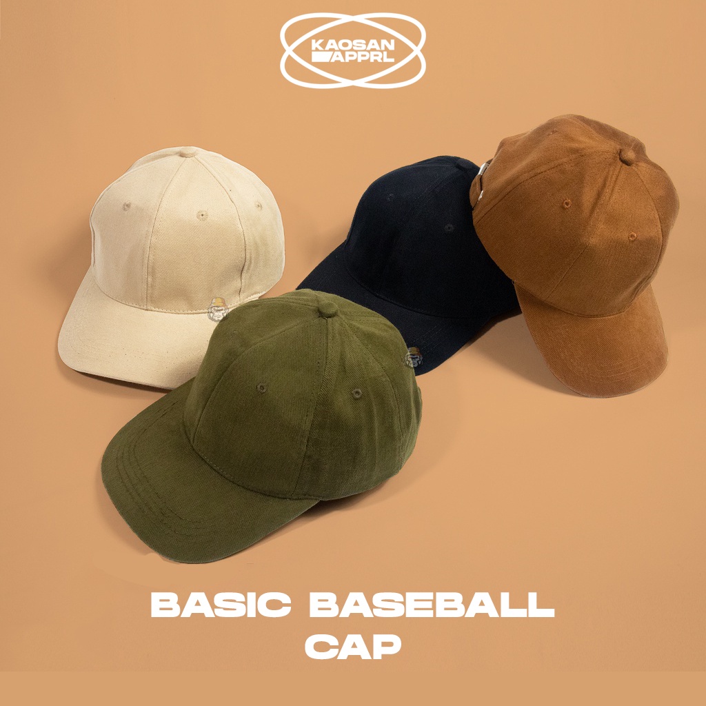 Jual Basic Baseball Cap - Topi Base Ball | Shopee Indonesia