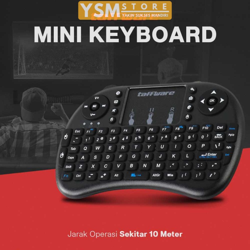 Jual Perangkat Komputer Android Box Mini Keyboard Wireless 2.4GHz Touch ...