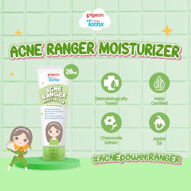 Jual PIGEON TEENS ACNE RANGER MOISTURIZER 20G | Shopee Indonesia