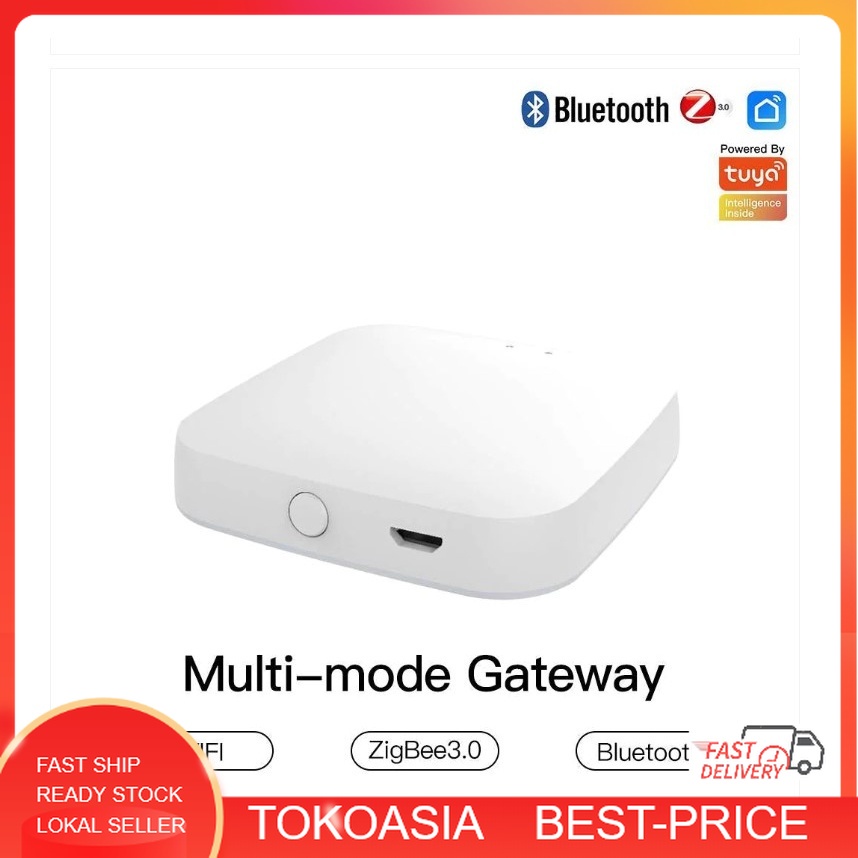 Jual (ZigBee3,BT Mesh,Wifi HUB) (MOES/TUYA) New Generation Multi-Mode ... Jual (ZigBee3,BT Mesh,Wifi HUB) (MOES/TUYA) New Generation Multi-Mode ...
