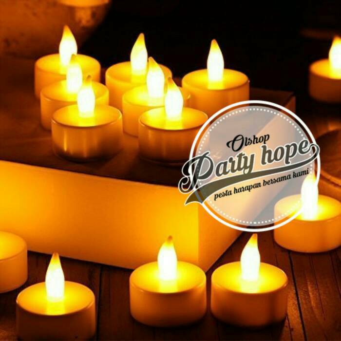 Jual lilin led ( 1 kotak 24 pc ) / Lilin Elektrik / Lilin Electric ...