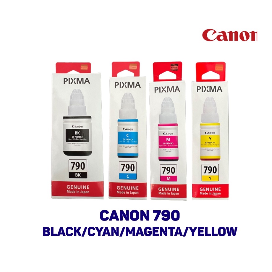 Jual Tinta Printer Canon Pixma 790 Original Cartridge GI-790 G1000 ...