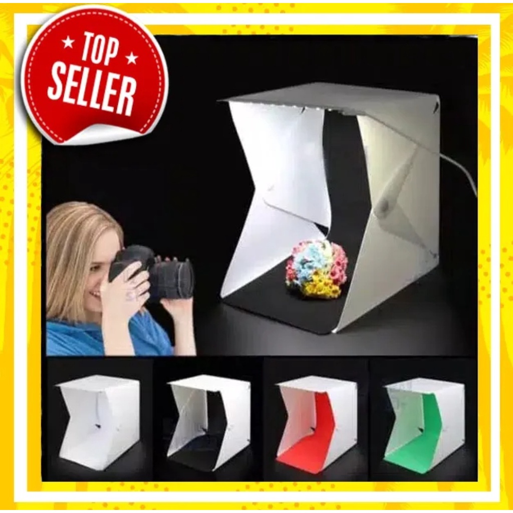 Jual (TOPSELLER1) BOX LED Foto Portable - Mini Studio Photo Box LED ...