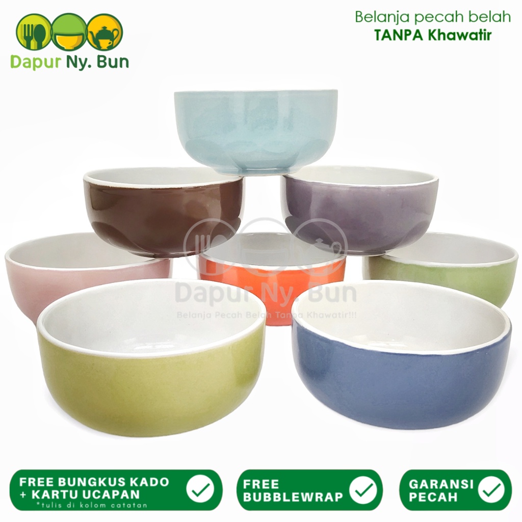 Jual Mangkok Bulat Mosley Two Tone Solid 14cm Mangkuk Mie | Shopee ...