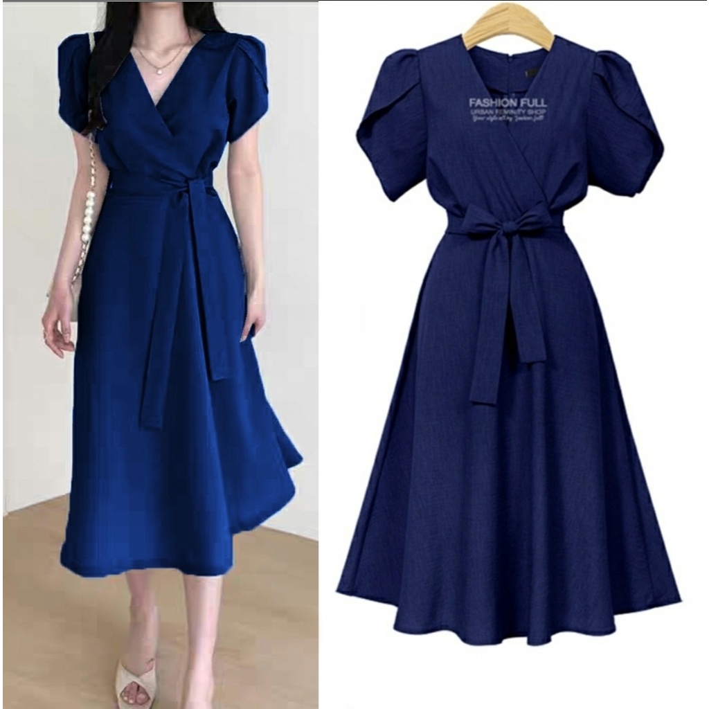 Jual FWG - DRESS DAVIA / DRESS PESTA / BAJU DRES WANITA / PAKAIAN ...