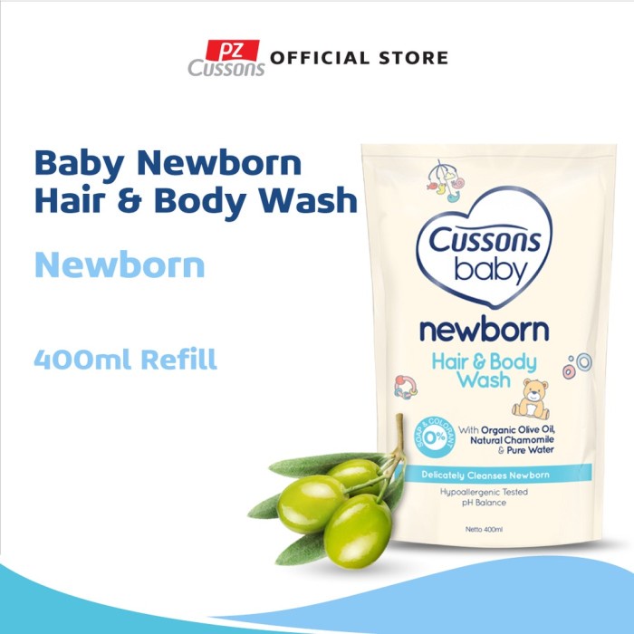 Jual Cussons Baby Newborn Hair & Body Wash - Sabun Bayi 2in1 Refill ...