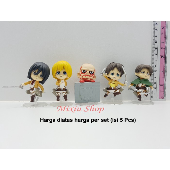 Jual Attack on Titan Alan Yeager Capt. Levier Mikasa Ackerman Krista ...