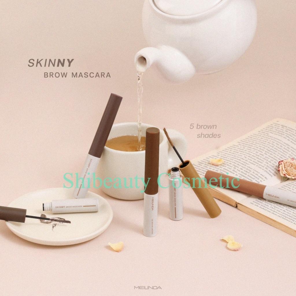 Jual MEILINDA Skinny Brow Mascara MC3115 Maskara Alis Meilinda Eyebrow ...
