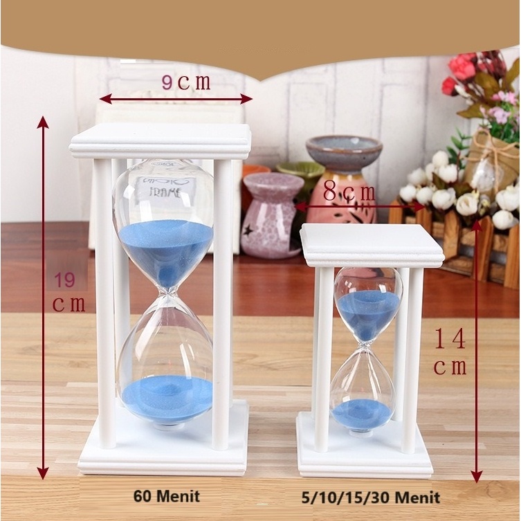 Jual Jam Pasir 30menit Dekorasi Hour Glass Timer Penghitung Waktu Gmall ...