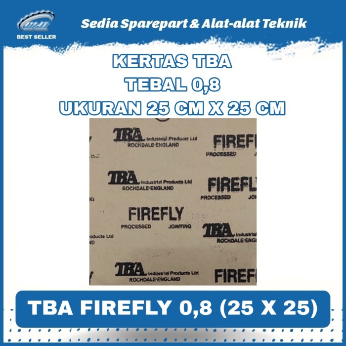Jual PACKING GASKET PAKING KERTAS TBA FIREFLY TEBAL 0,8 UKURAN 25CM x ...