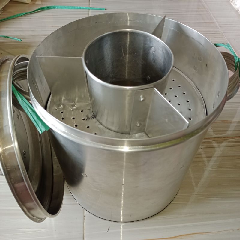 Jual Dandang Bakso 5liter dan 7liter ,panci bakso 3 sekat, dandang ...