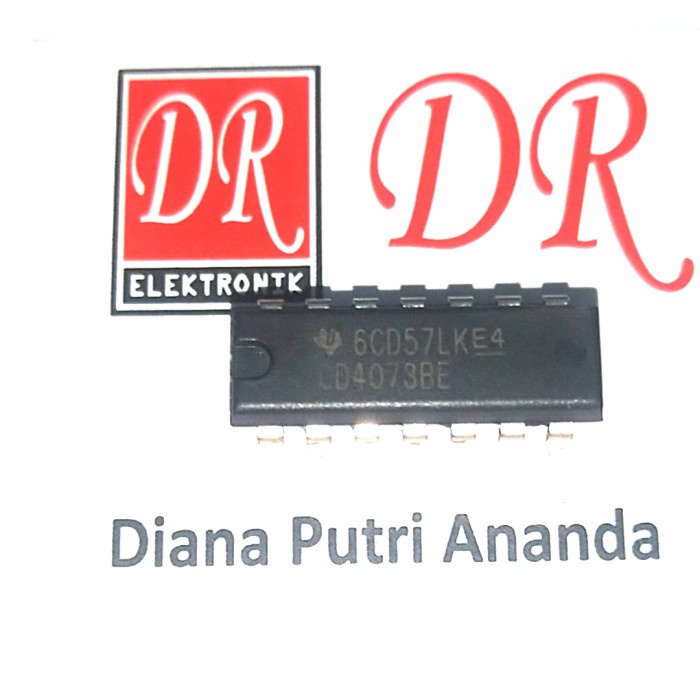 Jual IC 4073 CD4073 Integrated Circuit CMOS CD4073BE DIP LA27 | Shopee Indonesia