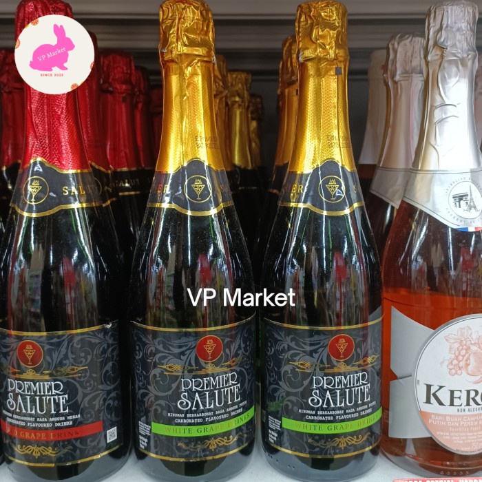 Jual Premier Salute White Grape 750ml | Minuman Berkarbonat Rasa Angur | Shopee Indonesia
