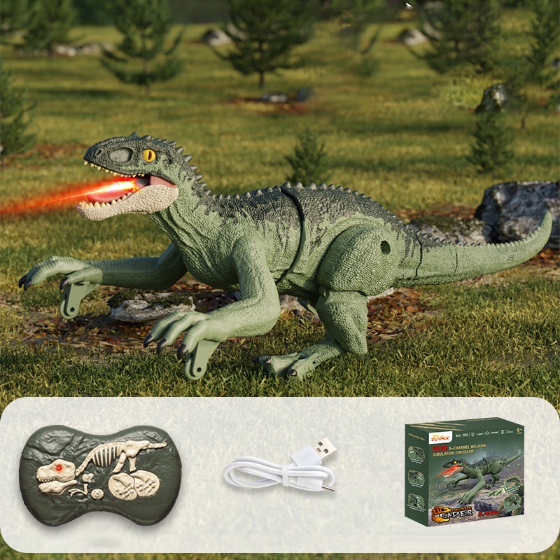 Jual Dinosaurus RC 2.4G Remote Control Raptor Dinosaurus Mainan ...