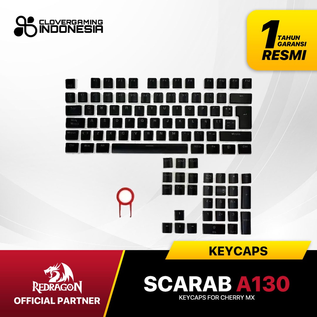 Jual Redragon SCARAB A130 PBT Pudding Keycaps for Mechanical Gaming ...