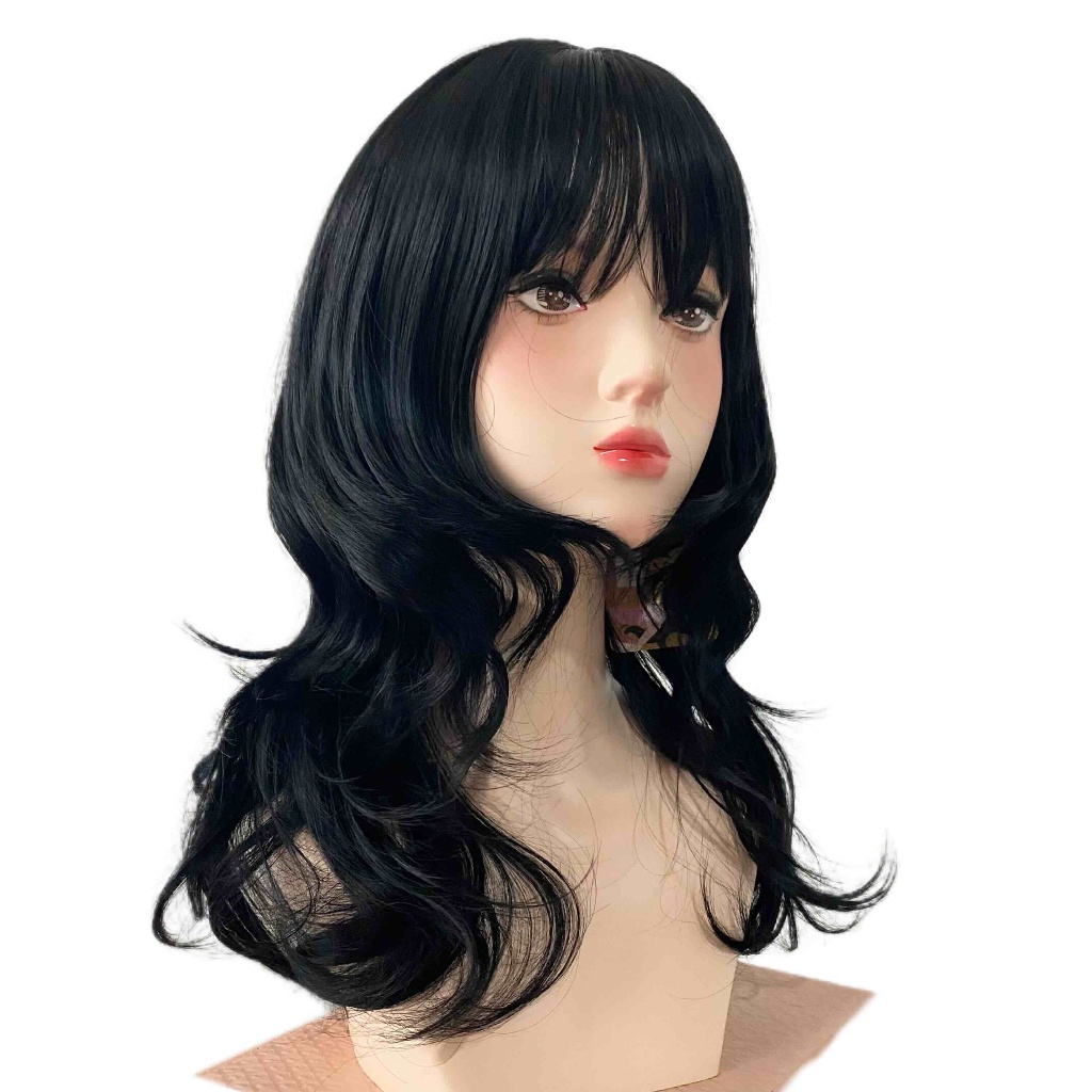 Jual full wig korean long wolf cut 60 cm | Shopee Indonesia