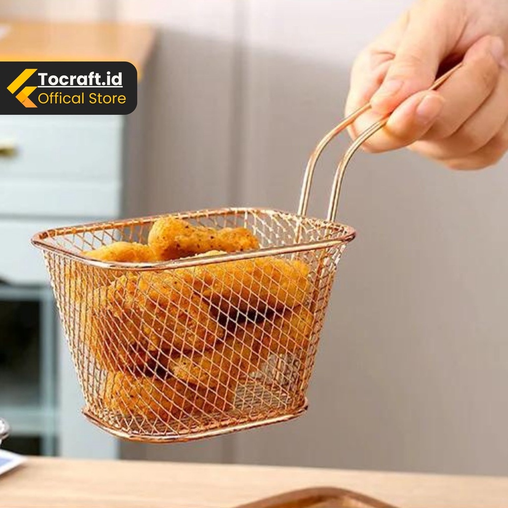 Jual TCID Saringan Peniris Minyak Gorengan Stainless | Shopee Indonesia
