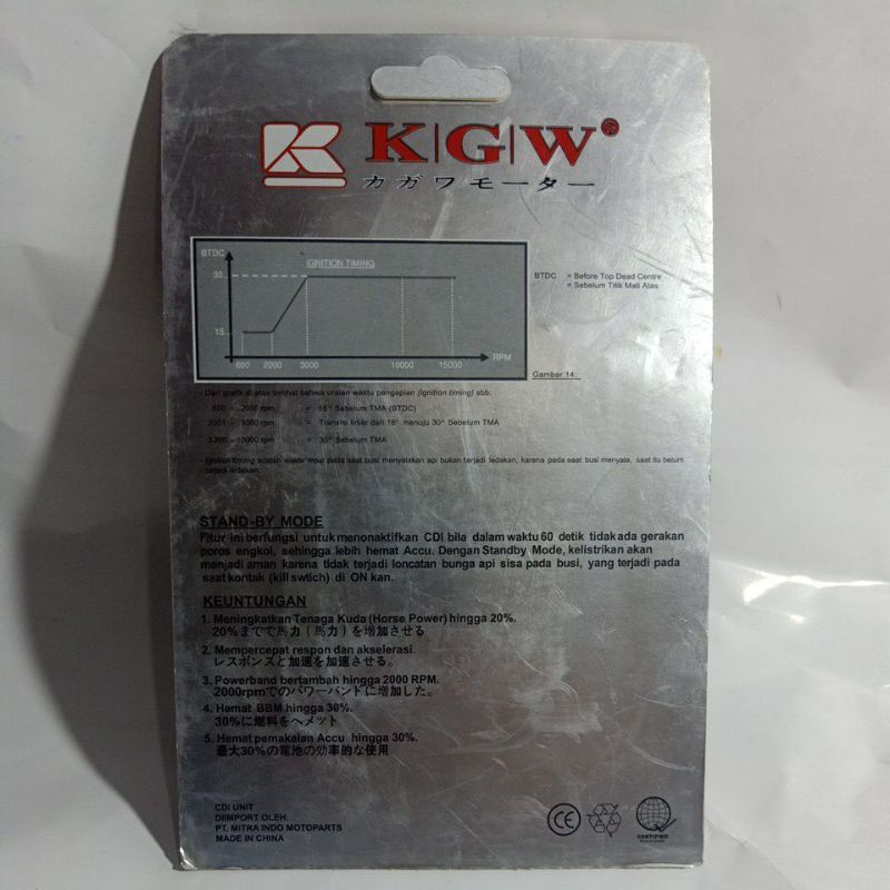 Jual CDI GRAND Supra racing Kagawa titanium series / CDI grand / Supra ...